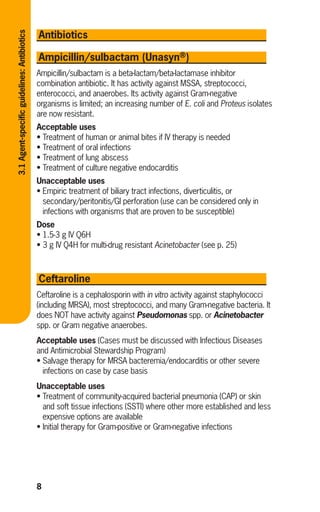 Antibiotic guidelines - John hopkins | PDF