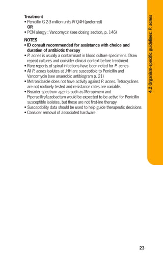 Antibiotic guidelines - John hopkins | PDF