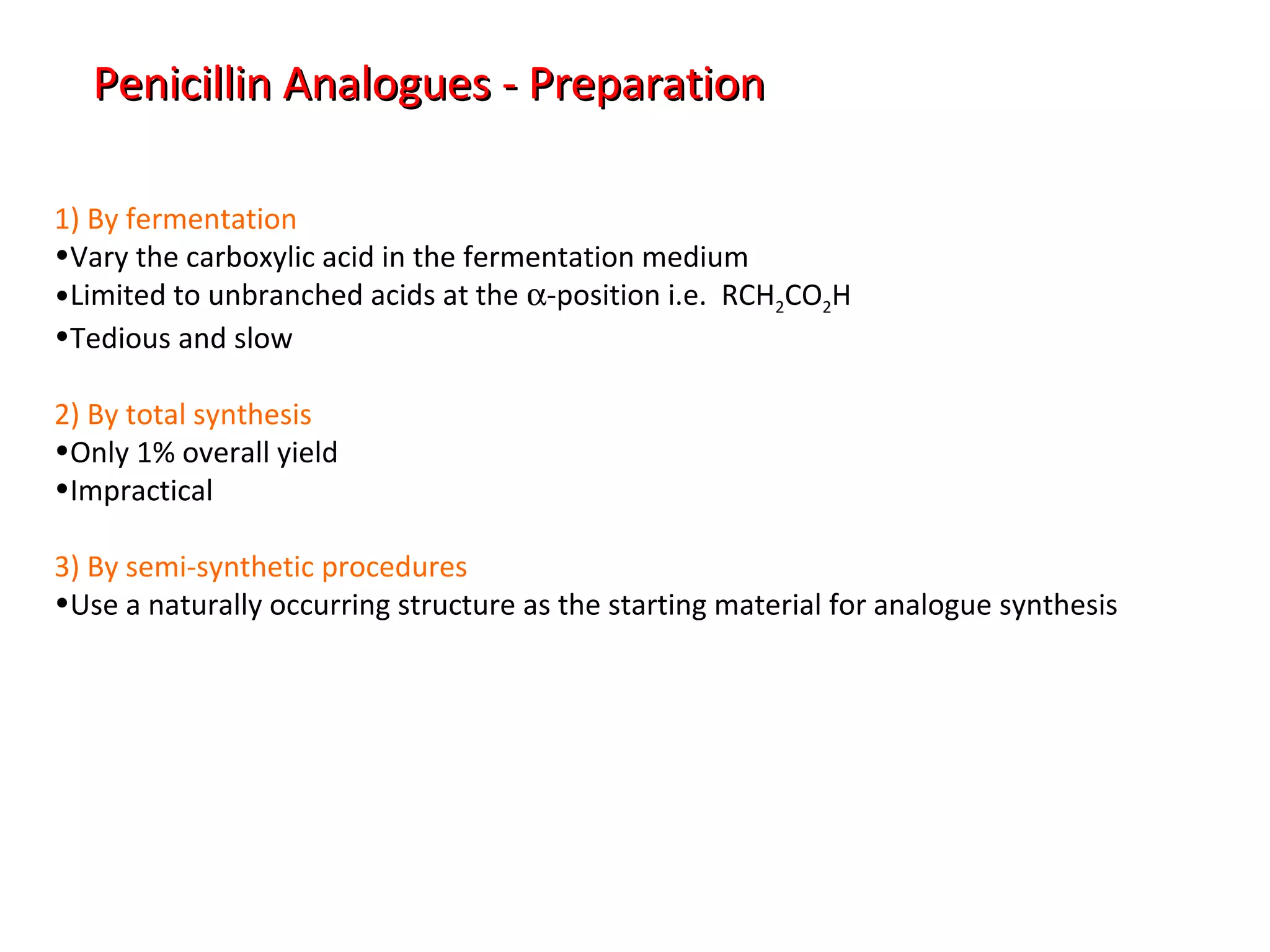 medicinal chemistry of Antibiotic | PPT