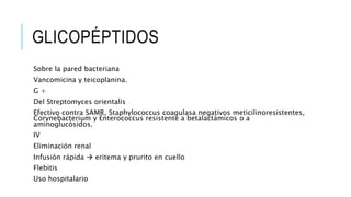 Antibioticoterapia | PPTX