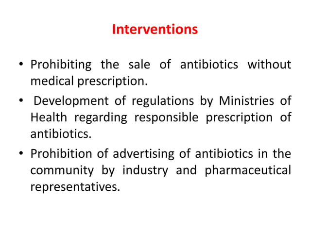 Antibiotic policy | PPTX | Infectious Diseases | Diseases and Conditions