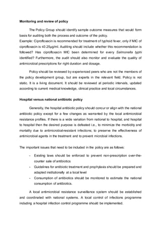 Antibiotic Policy - An Overview | DOCX