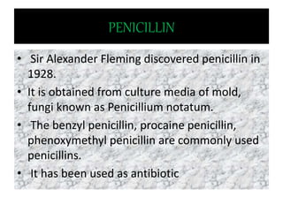 Antibiotic ppt | PPTX