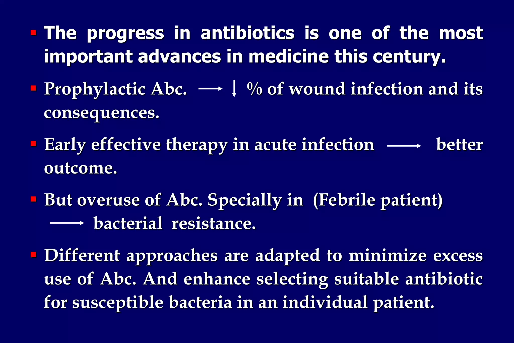 Antibiotic prescription and bacterial resistance | PPT