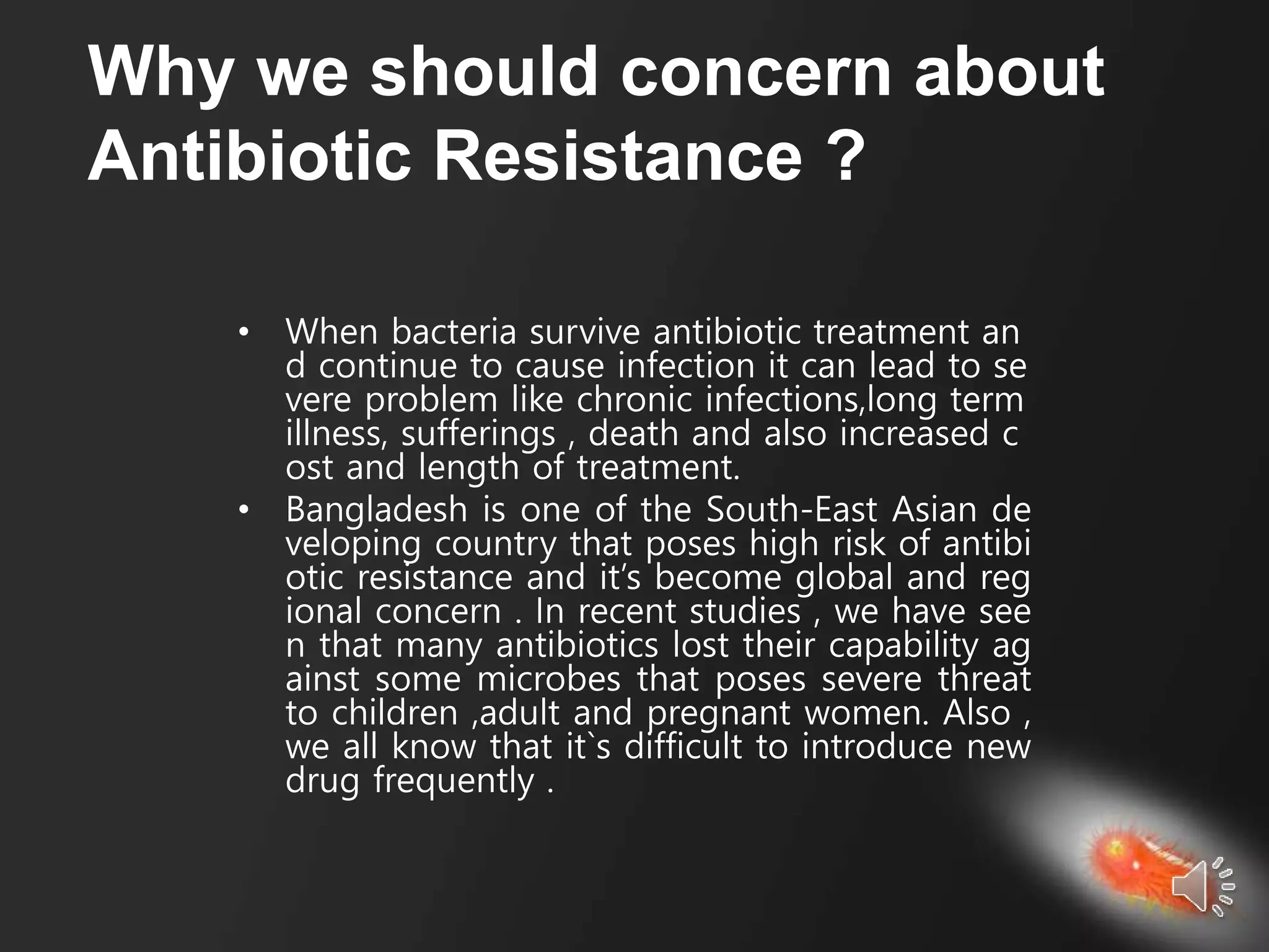 Antibiotic Resistance presentation | PPT
