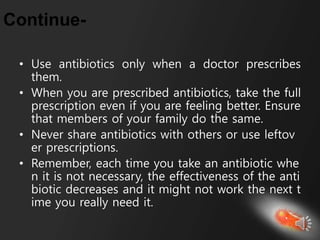 Antibiotic Resistance presentation | PPTX