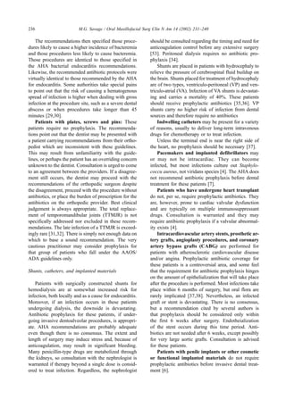 Antibiotic prophylaxis in dentoalveolar surgery (1) | PDF