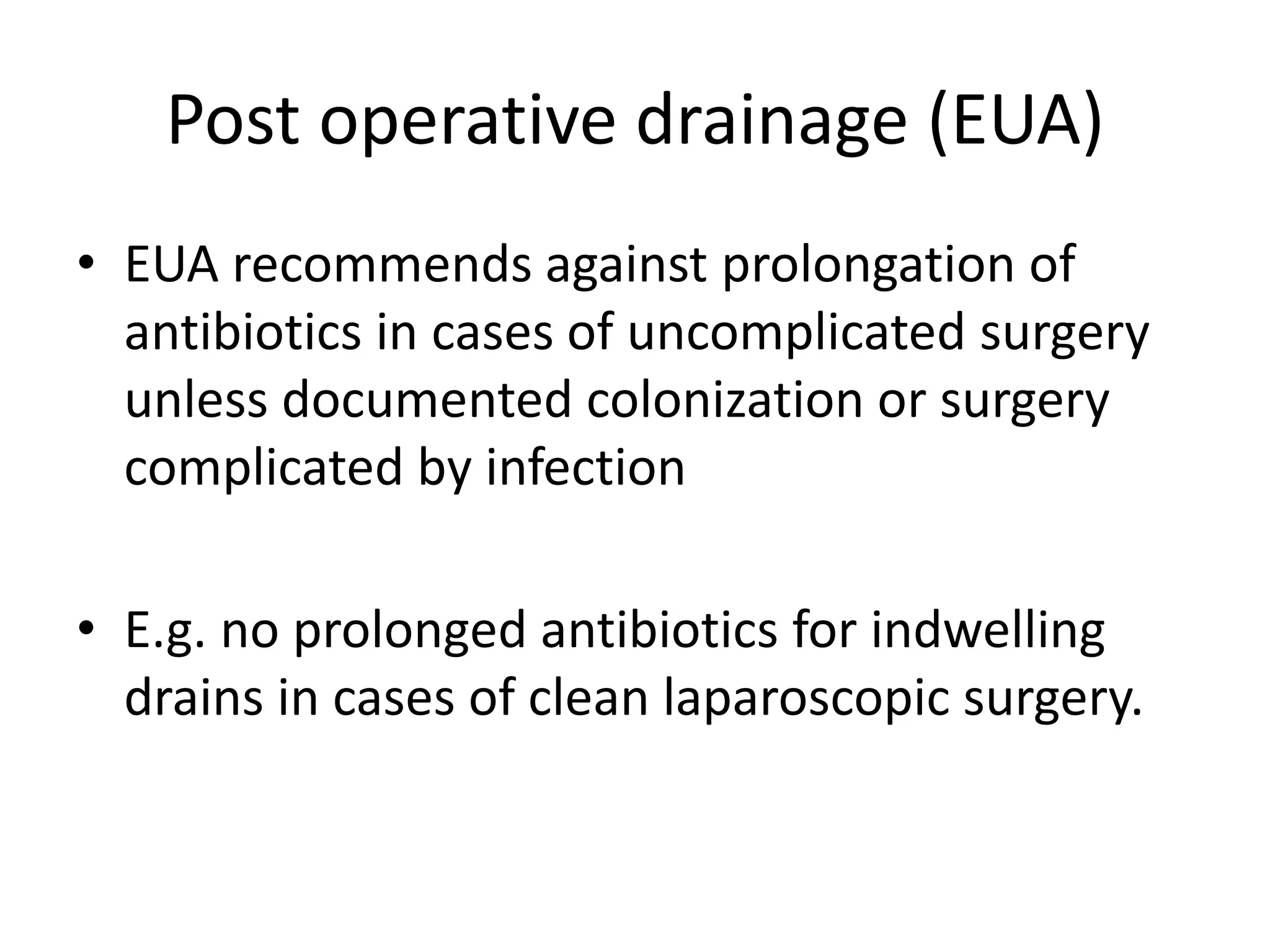 Antibiotic Prophylaxis in Urology Surgery (India specific slides) | PPTX