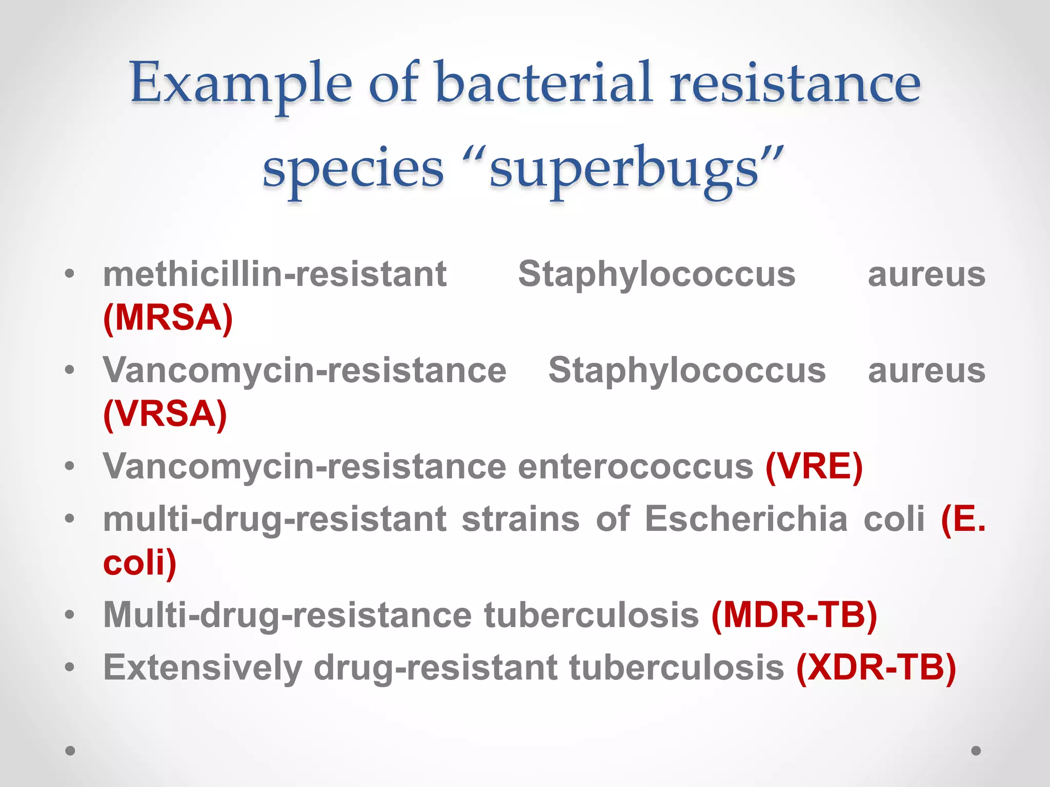 Antibiotic resistance | PPTX
