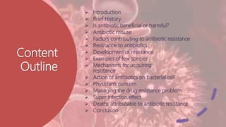 Antibiotic resistance | PPTX