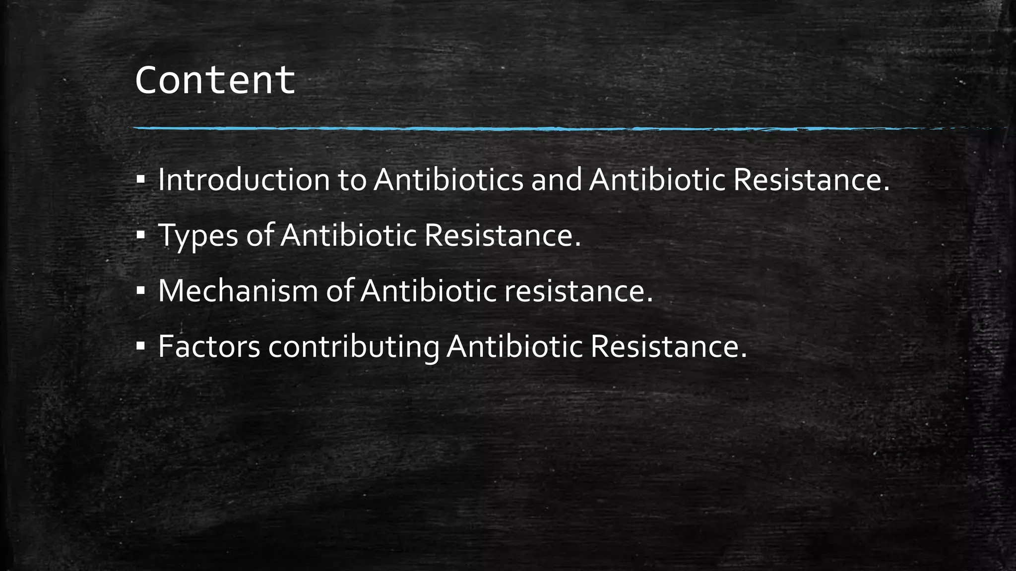 Antibiotic resistance I Mechanism I Types I Contributing factors ...