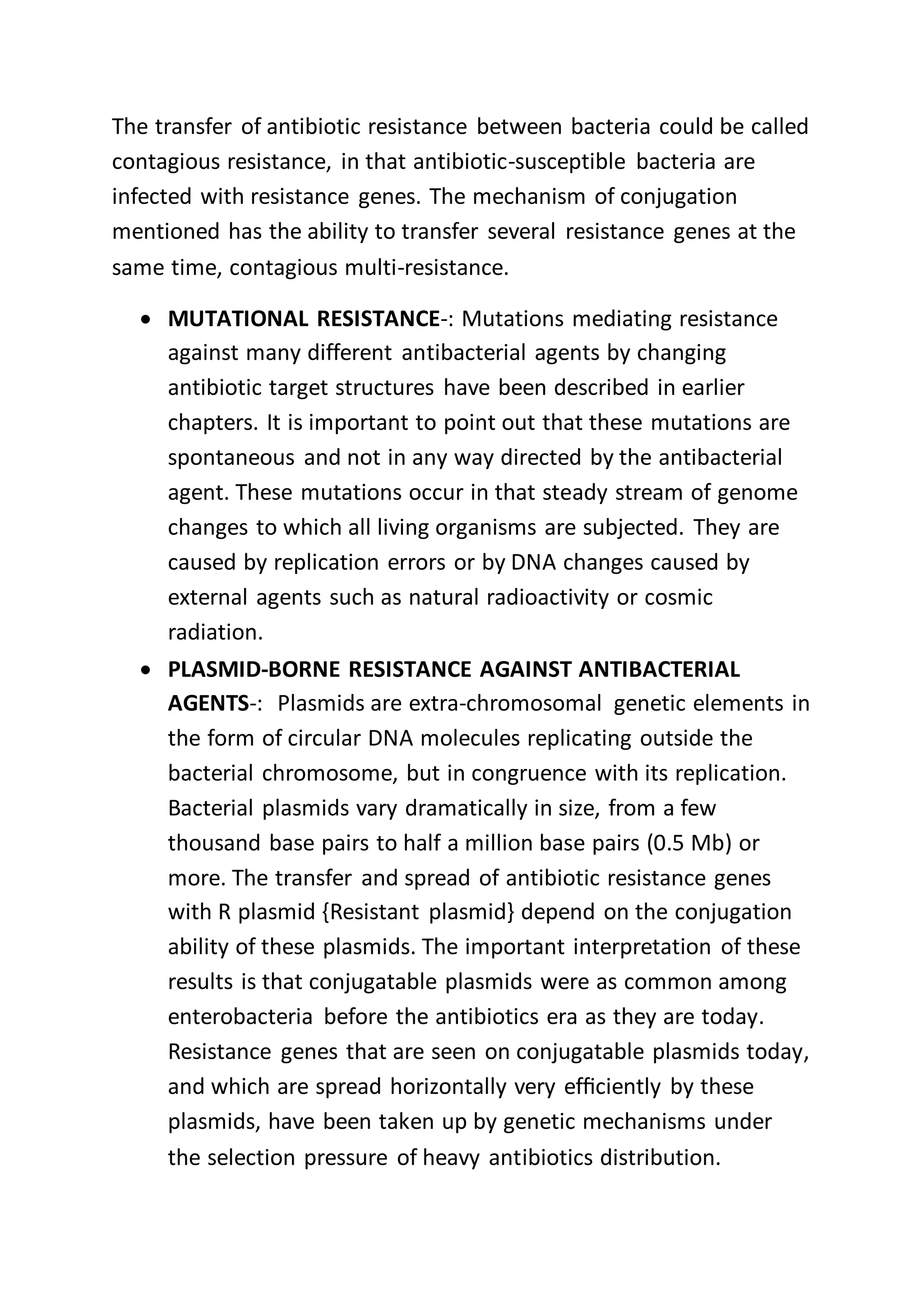 Antibiotic resistance | DOCX