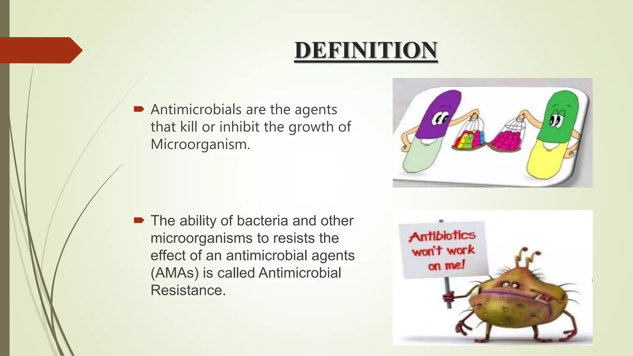 Antimicrobial resistance | PPTX
