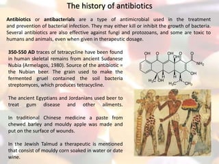 The history of antibiotic discovery | PPT