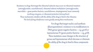 Antibiotic resistance A major source of morbidity and mortality ...