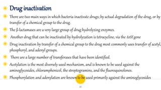 Antibiotic resistance A major source of morbidity and mortality ...