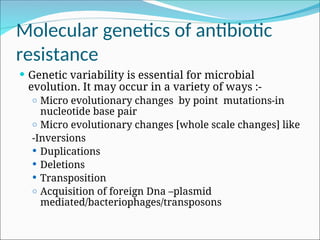 ANTIBIOTIC RESISTANCE IN MEDICAL FIELD.ppt | Chemistry | Science
