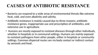 Antibiotic resistance a global sensation | PPTX