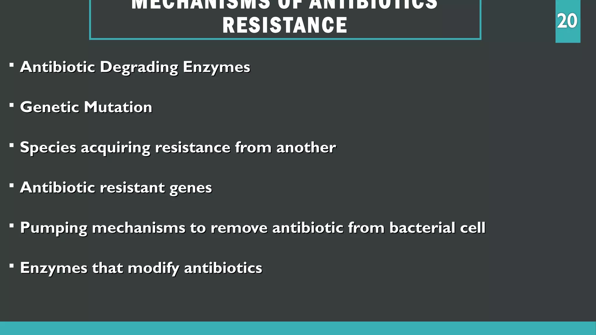 Antibiotic Resistance & Food Borne Diseases | PPT