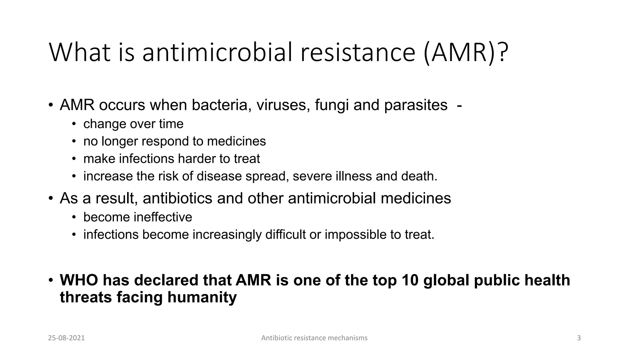 Antibiotic resistance mechanisms | PPTX