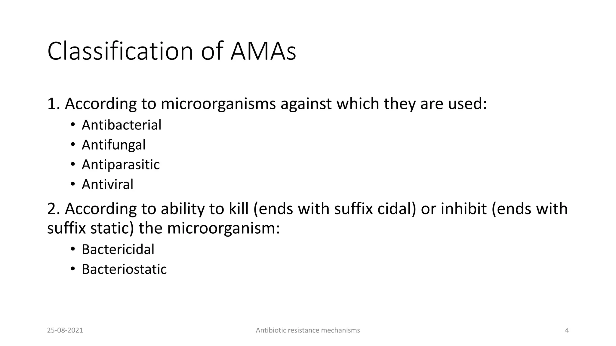 Antibiotic resistance mechanisms | PPTX