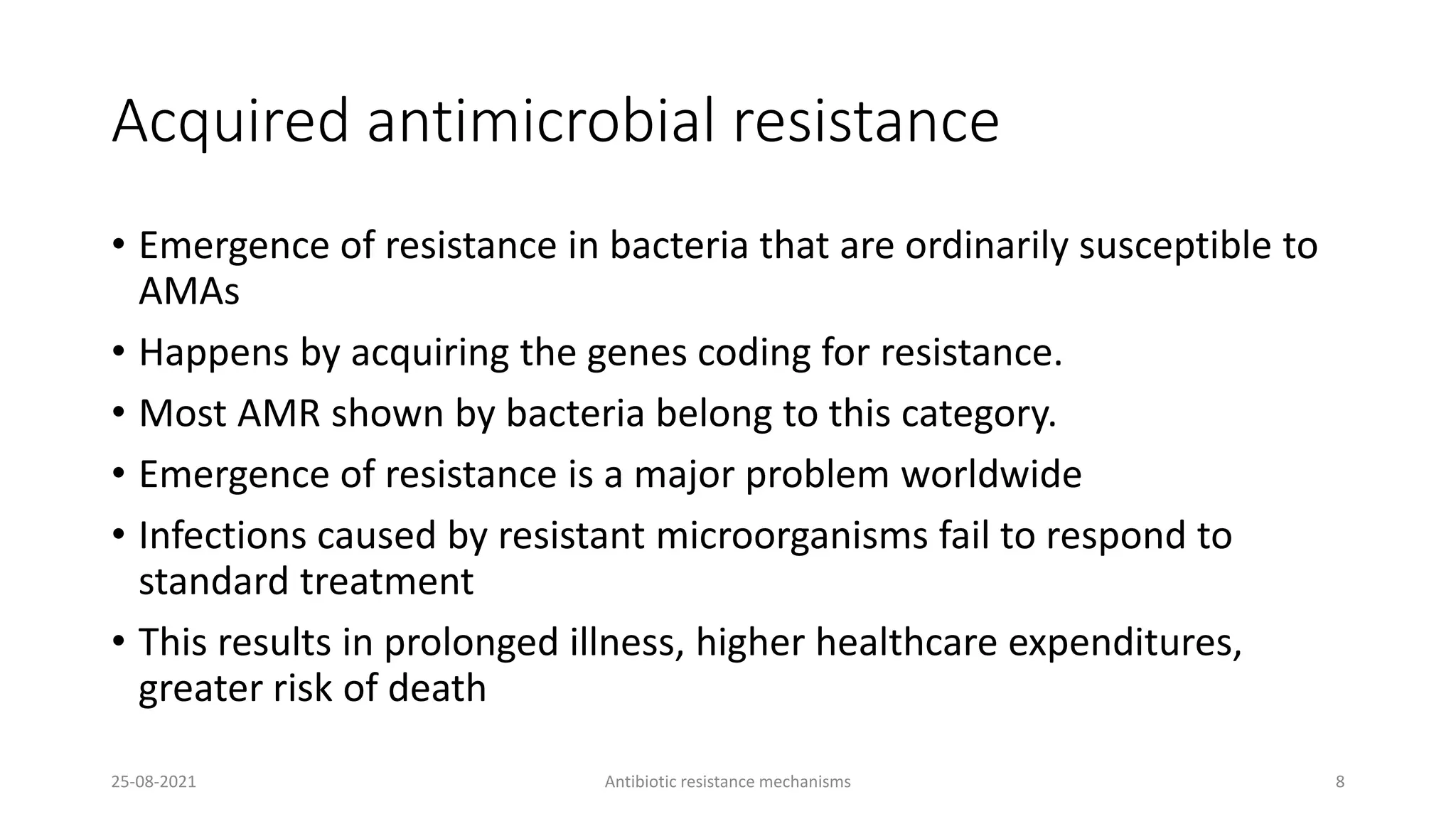 Antibiotic resistance mechanisms | PPTX
