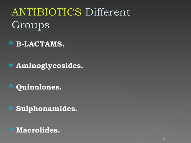 Anti Biotics | PPT