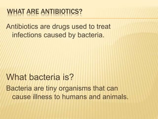 (Antibiotics) | PPT