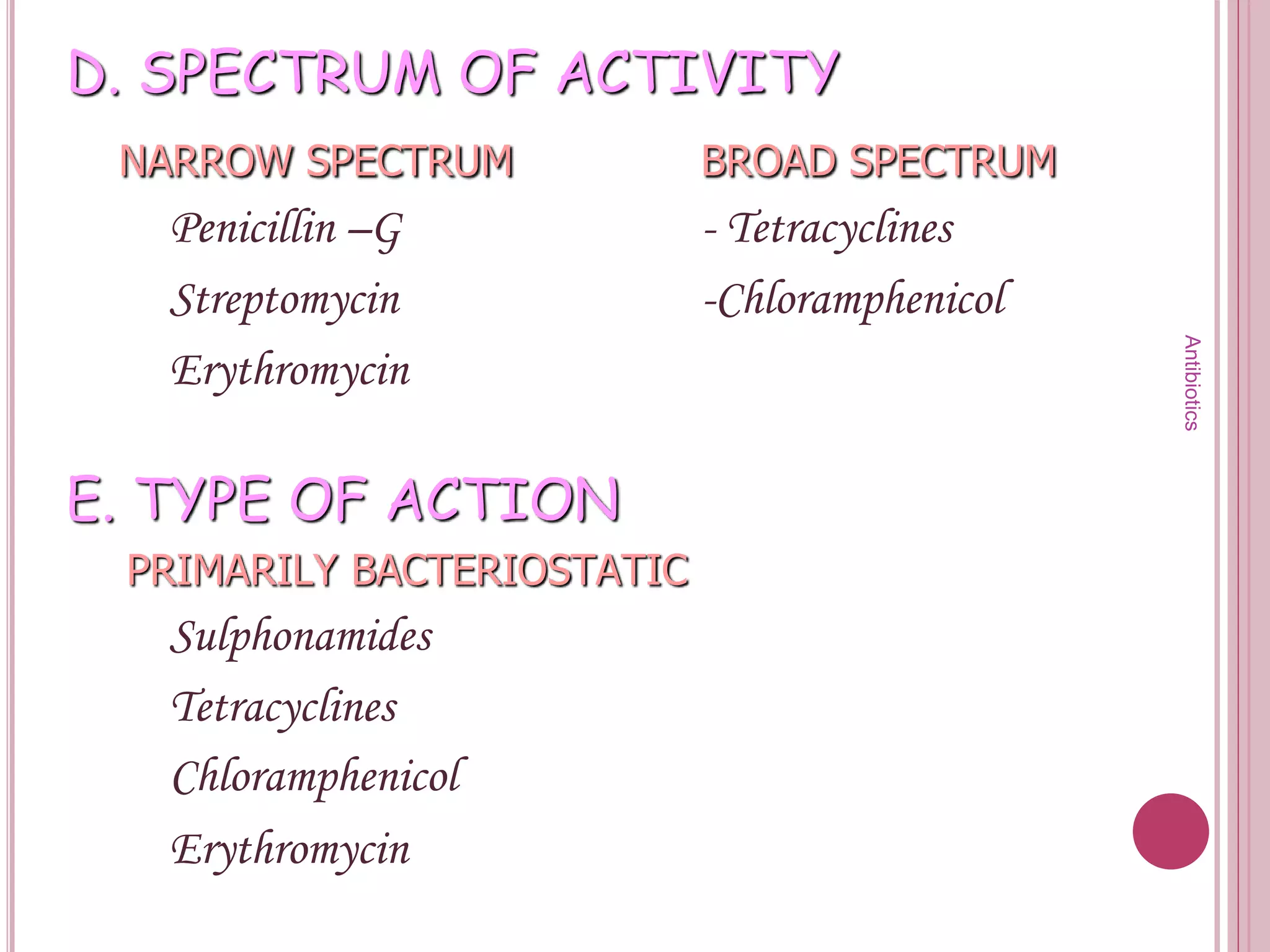 Antibiotics | PPTX