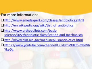 Antibiotics | PPTX