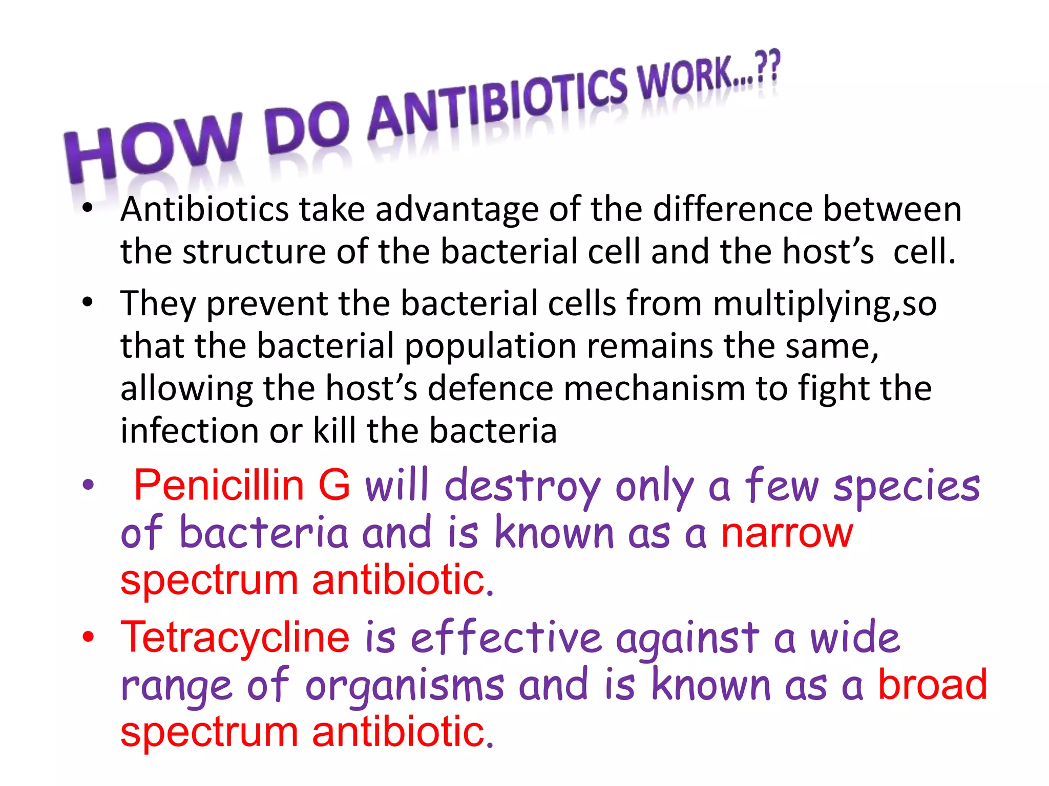 Antibiotics | PPTX