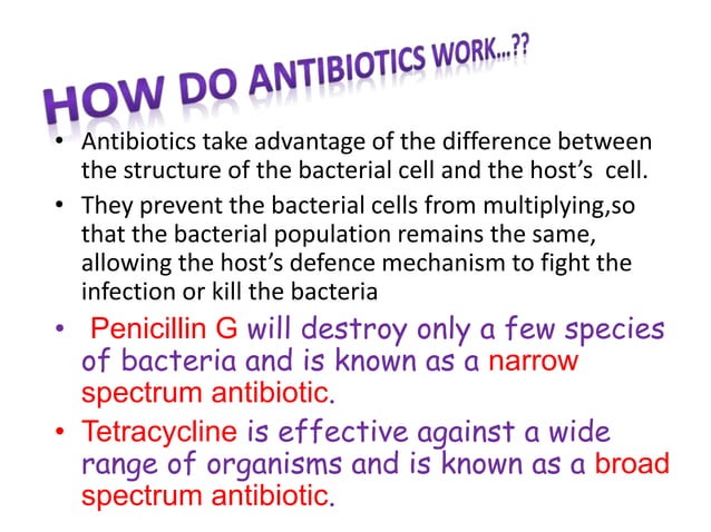 Antibiotics | PPTX