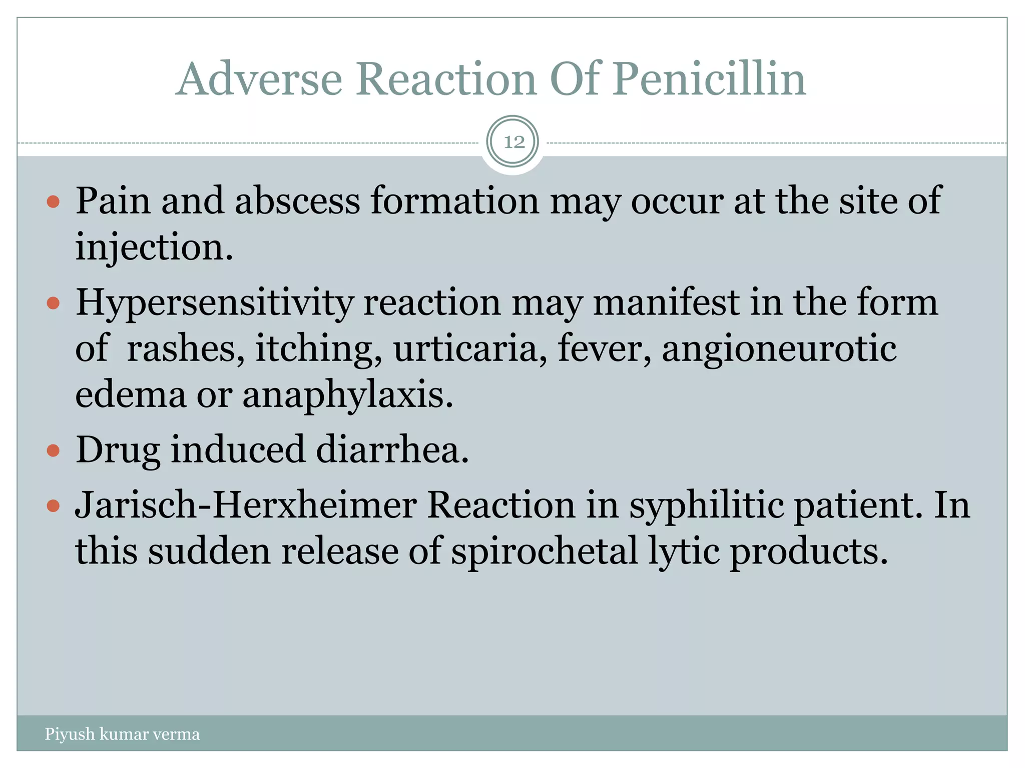 Antibiotics & penicillin | PPTX