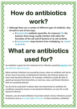 Antibiotics | PDF