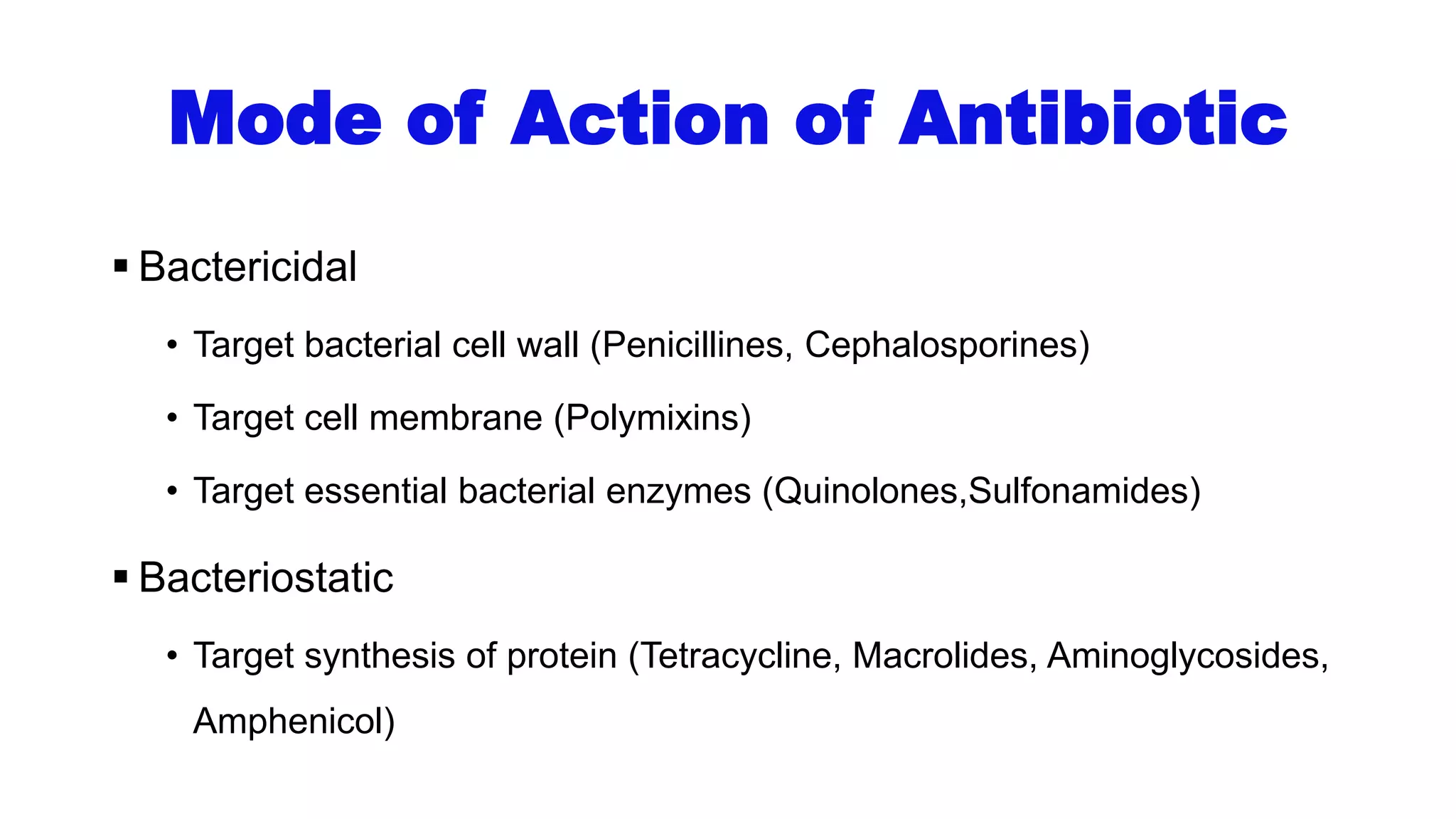 Antibiotics in Poultry | PPSX