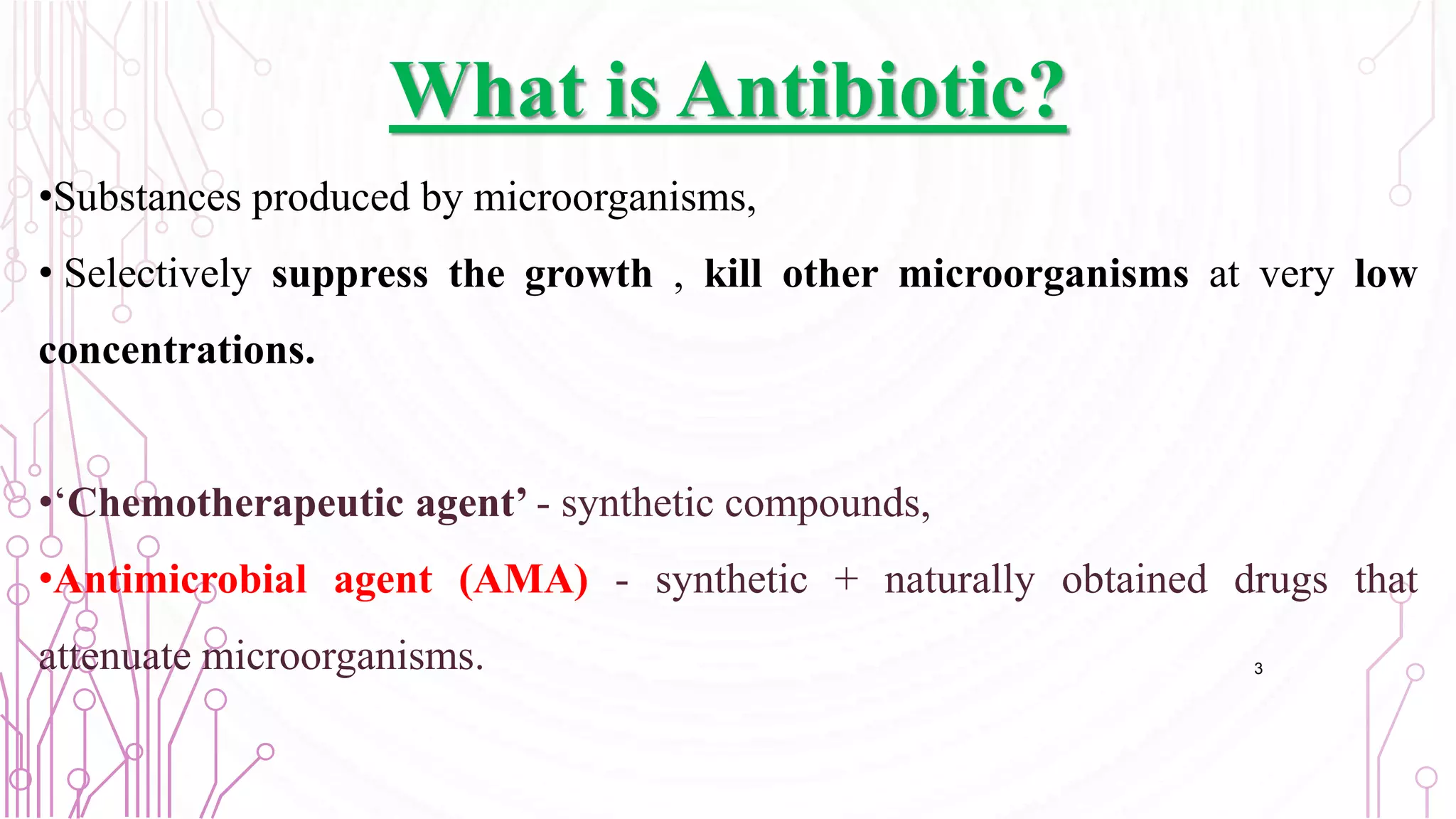 Antibiotics | PPTX