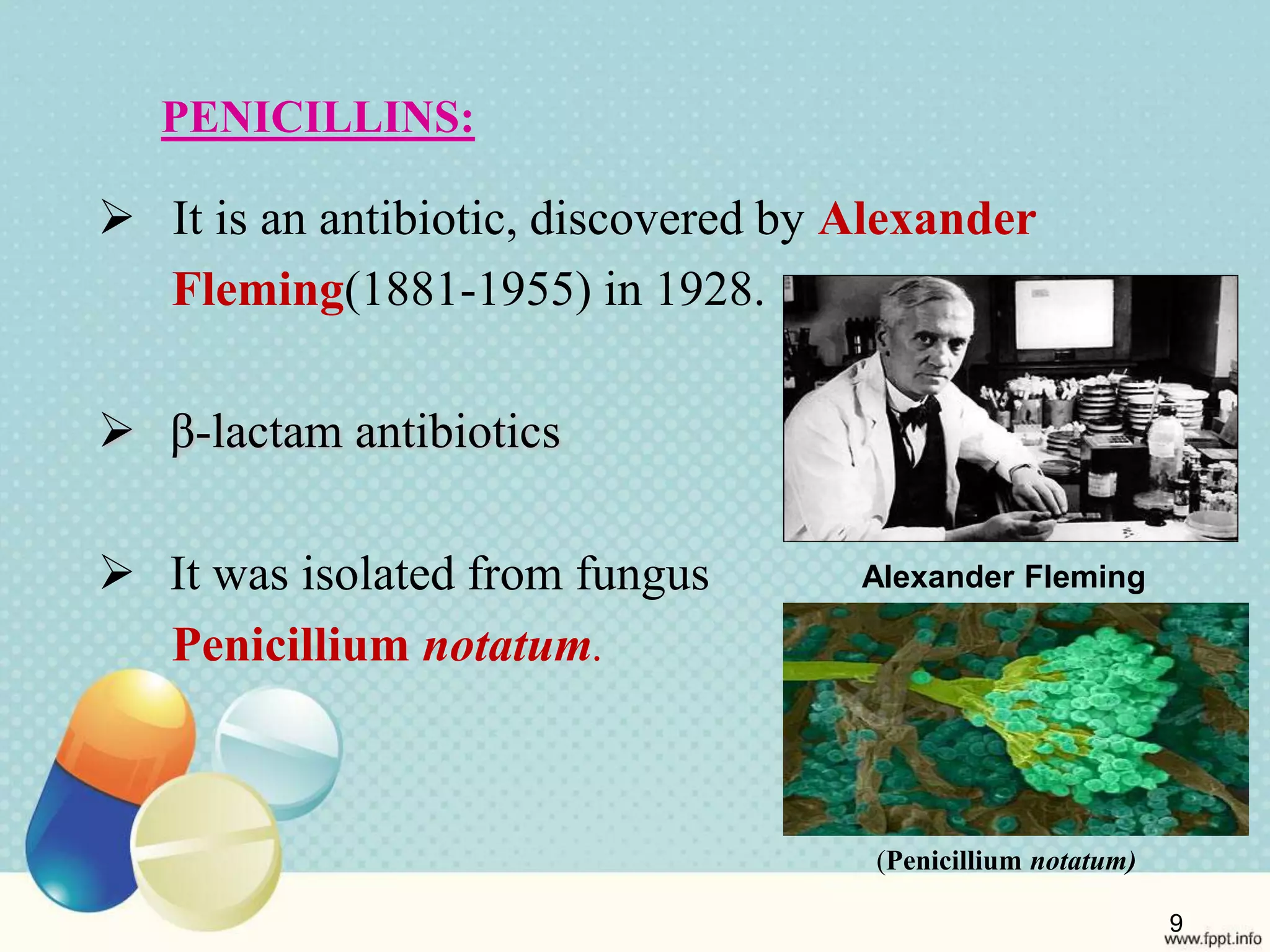 Antibiotics | PPTX