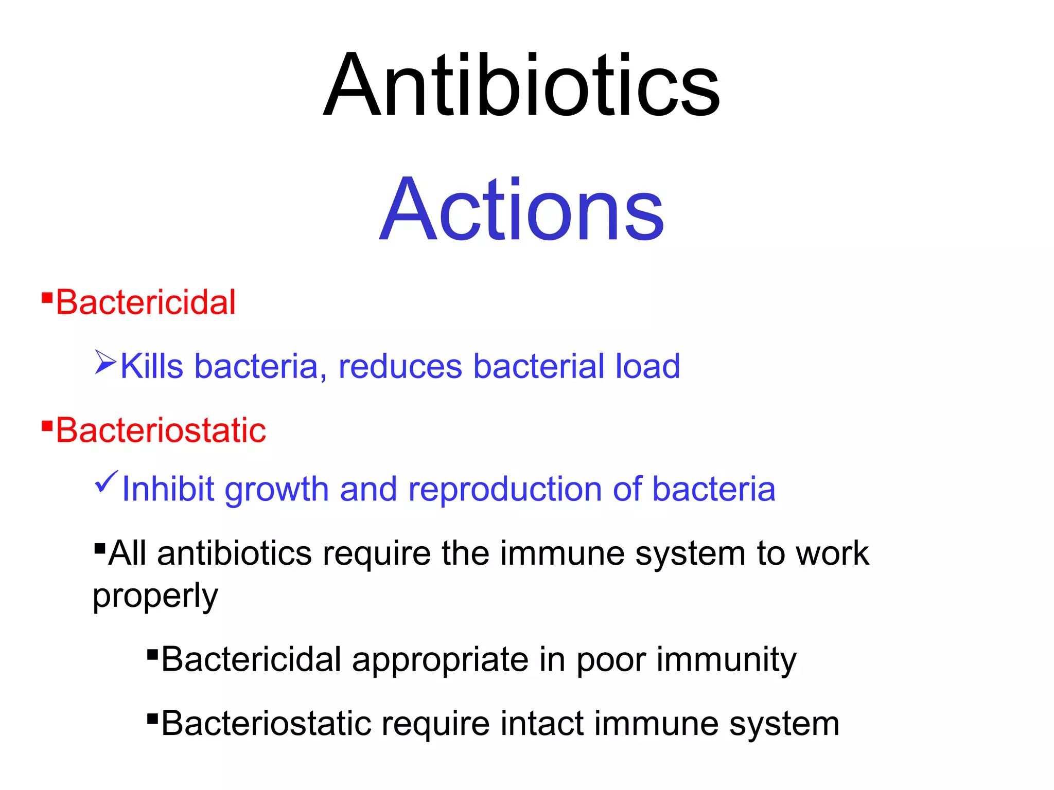 Antibiotics classification ppt | PPT