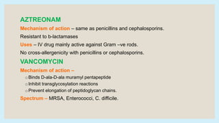 Antibiotics in dentistry | PPTX