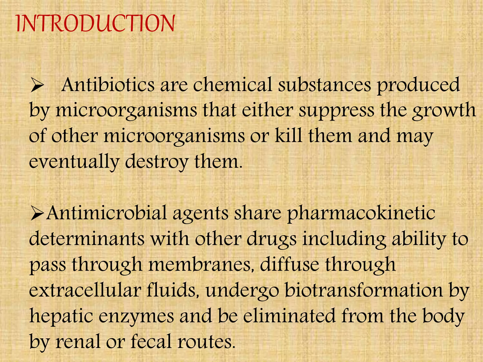 Antibiotics | PPTX