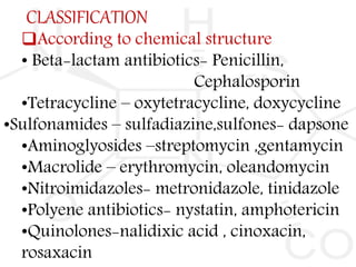 Antibiotics | PPTX