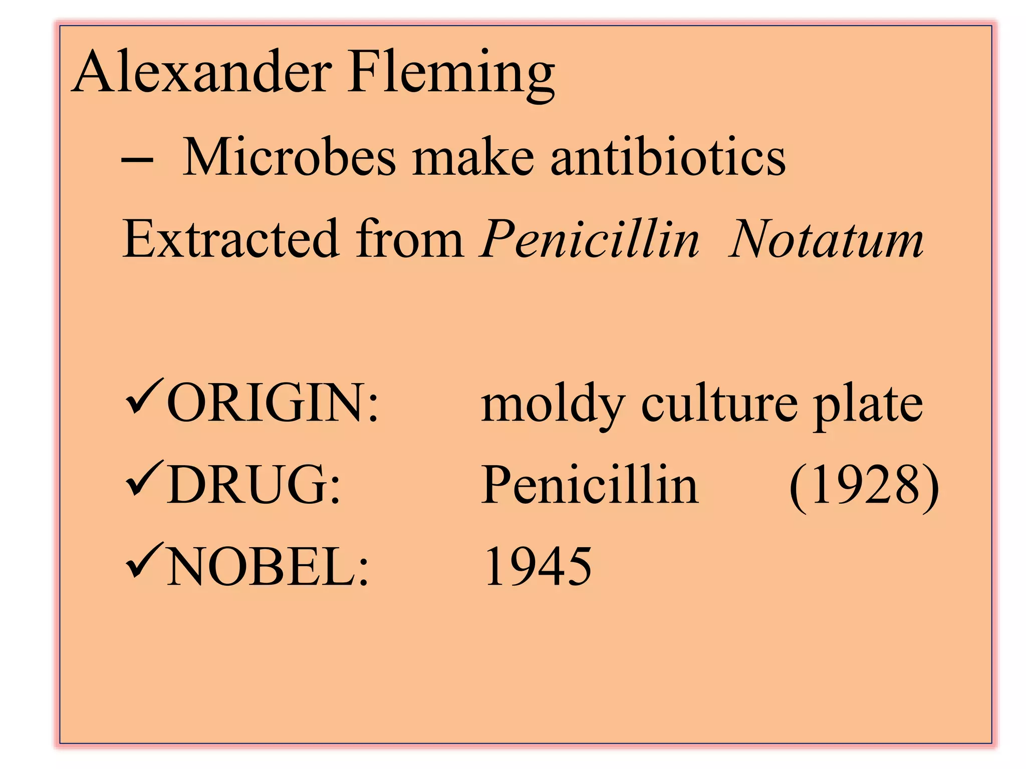 Antibiotics | PPTX