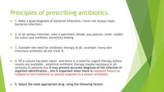 Antibiotics | PPTX