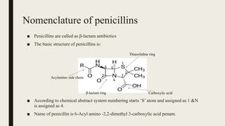 Antibiotics - Medicinal chemistry | PPTX
