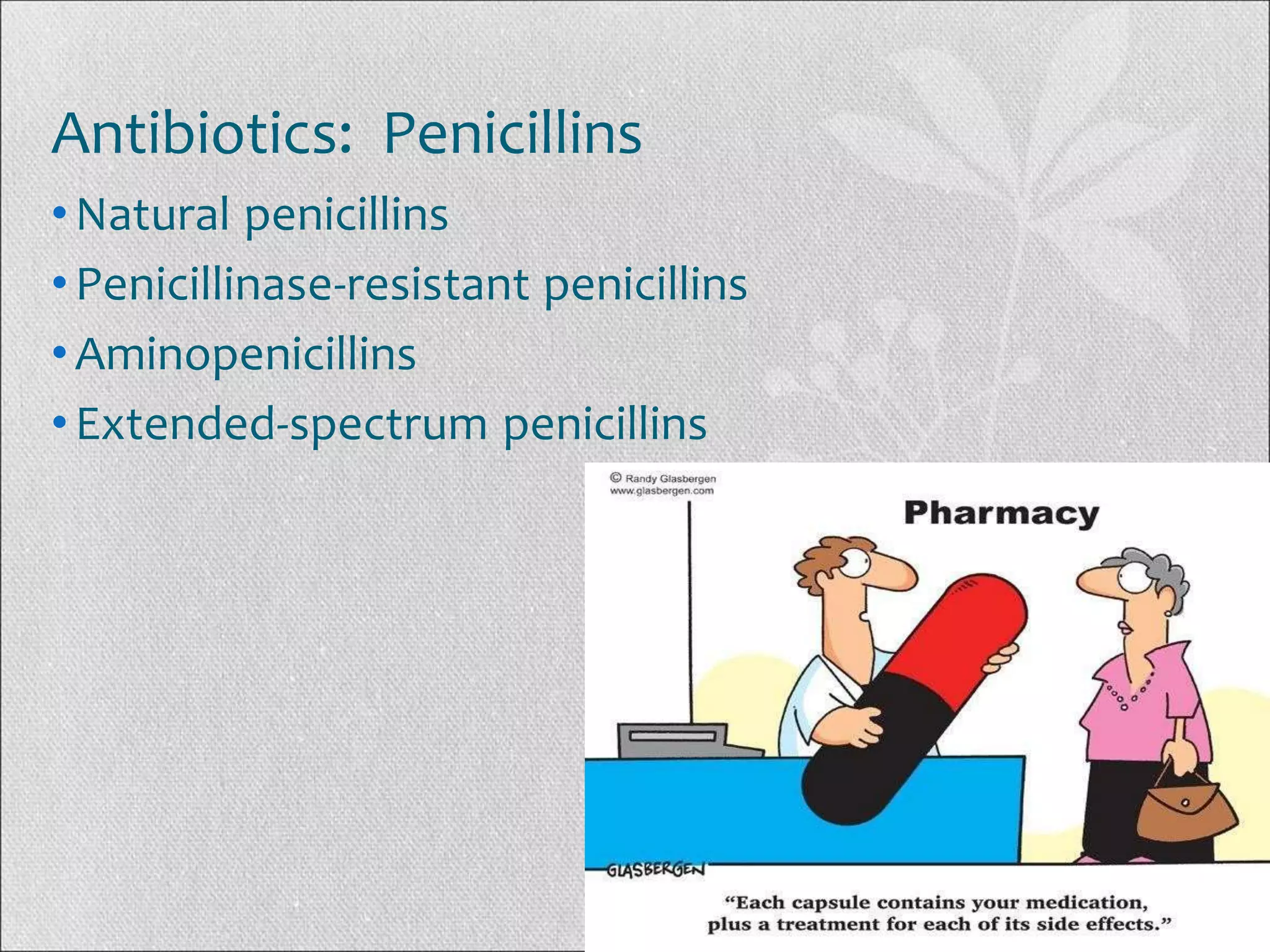 Antibiotics-a detailed classification | a detailed pharmacological ...