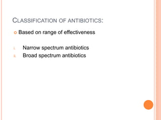 Antibiotics | PPTX