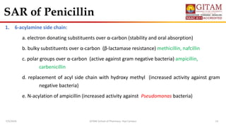 Antibiotics introduction, Penicillin, Tetracycline, aminoglycosides | PPTX