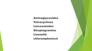 Antibiotics, common antimicrobials and their classification | PPTX
