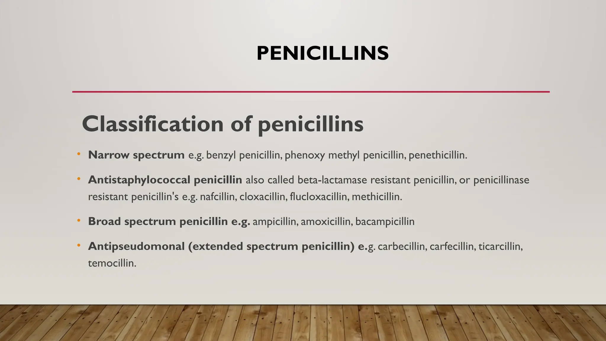 Antibiotics and their classes, mechanism of action and effects.pptx