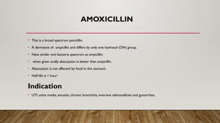 Antibiotics and their classes, mechanism of action and effects.pptx